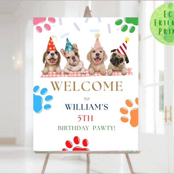 Paw Print Banner - Etsy UK