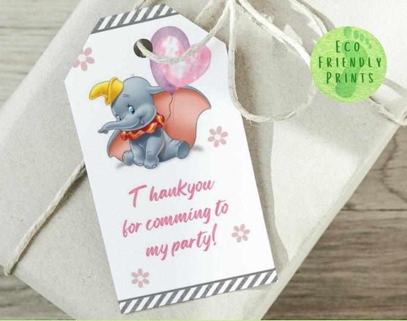 Pink Dumbo Welcome Sign Pink Dumbo Birthday Girl Pink Dumbo Party Decor ...