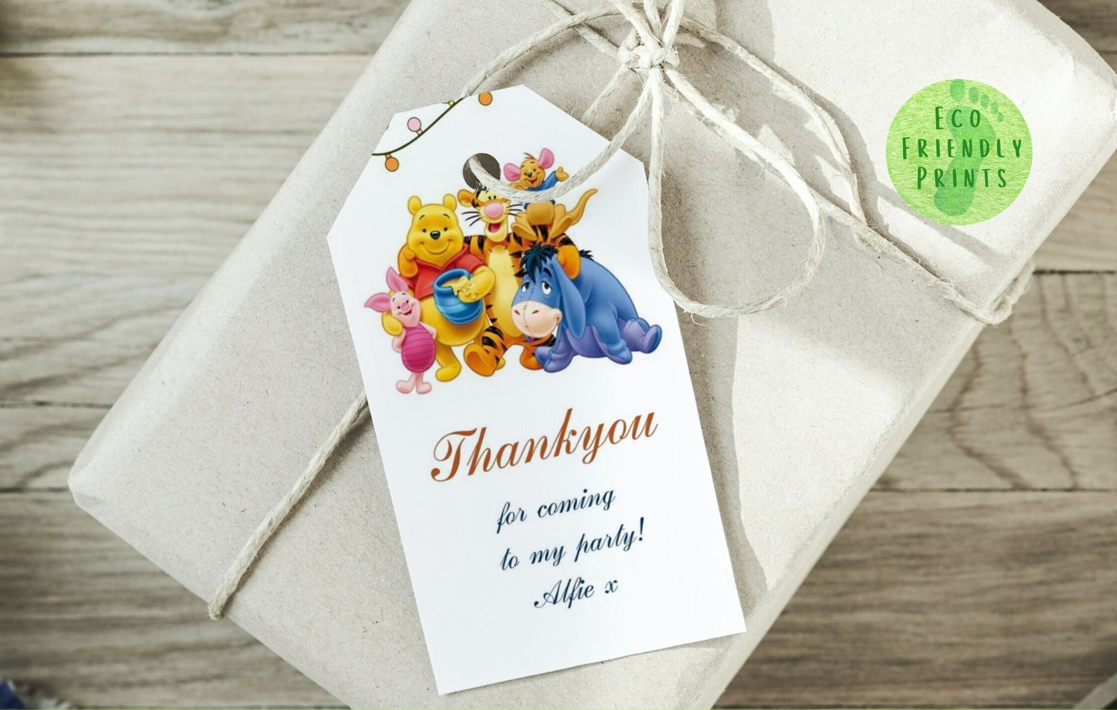 Editable Classic Winnie the Pooh Food Labels Pooh Place Card - Etsy