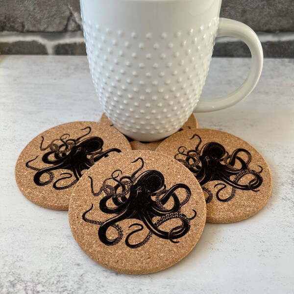Cork Coasters - Etsy