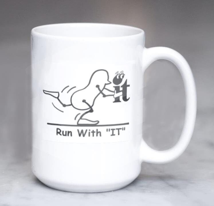 Run With IT Svg Dxf Png Eps Jpg Digital Funny Quotes for Silhouette ...