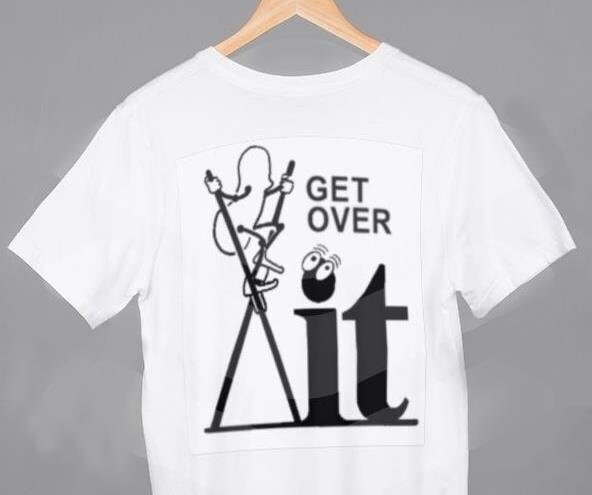 Get Over IT Svg Dxf Png Eps Jpg Digital Funny Quotes for Silhouette ...