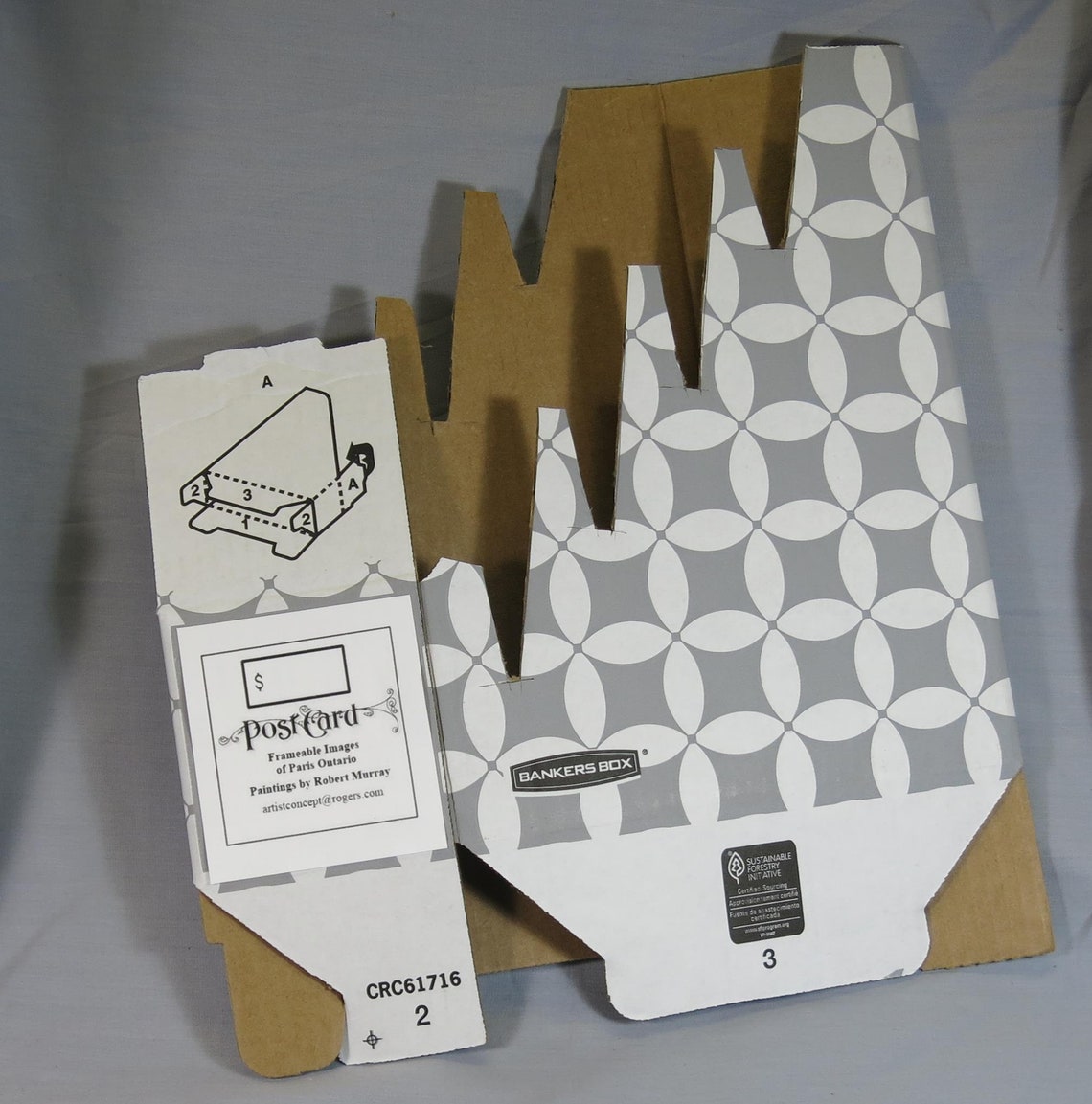 Card Display Template for a Craft Show Card Holder. Instant Digital ...
