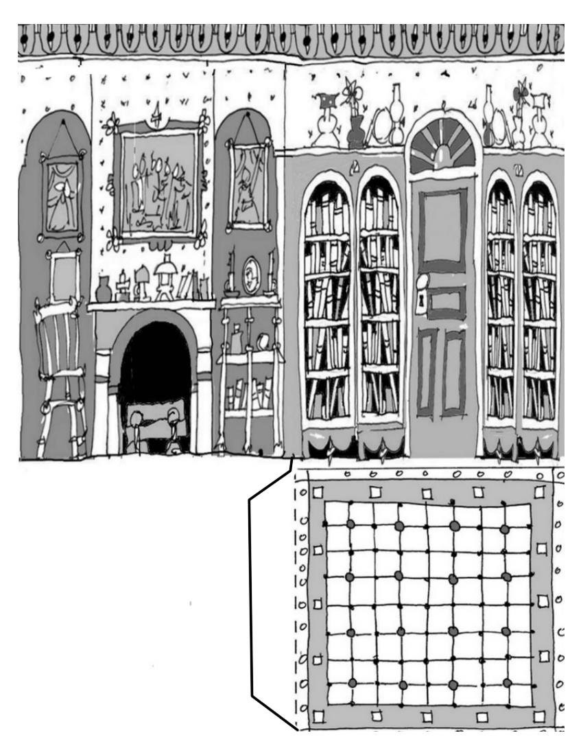 Pop up Paper Dollhouse Victorian Library. - Etsy