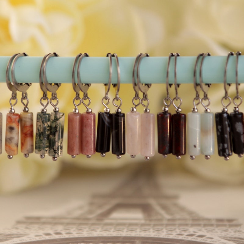 Tube Bead Earrings - Etsy