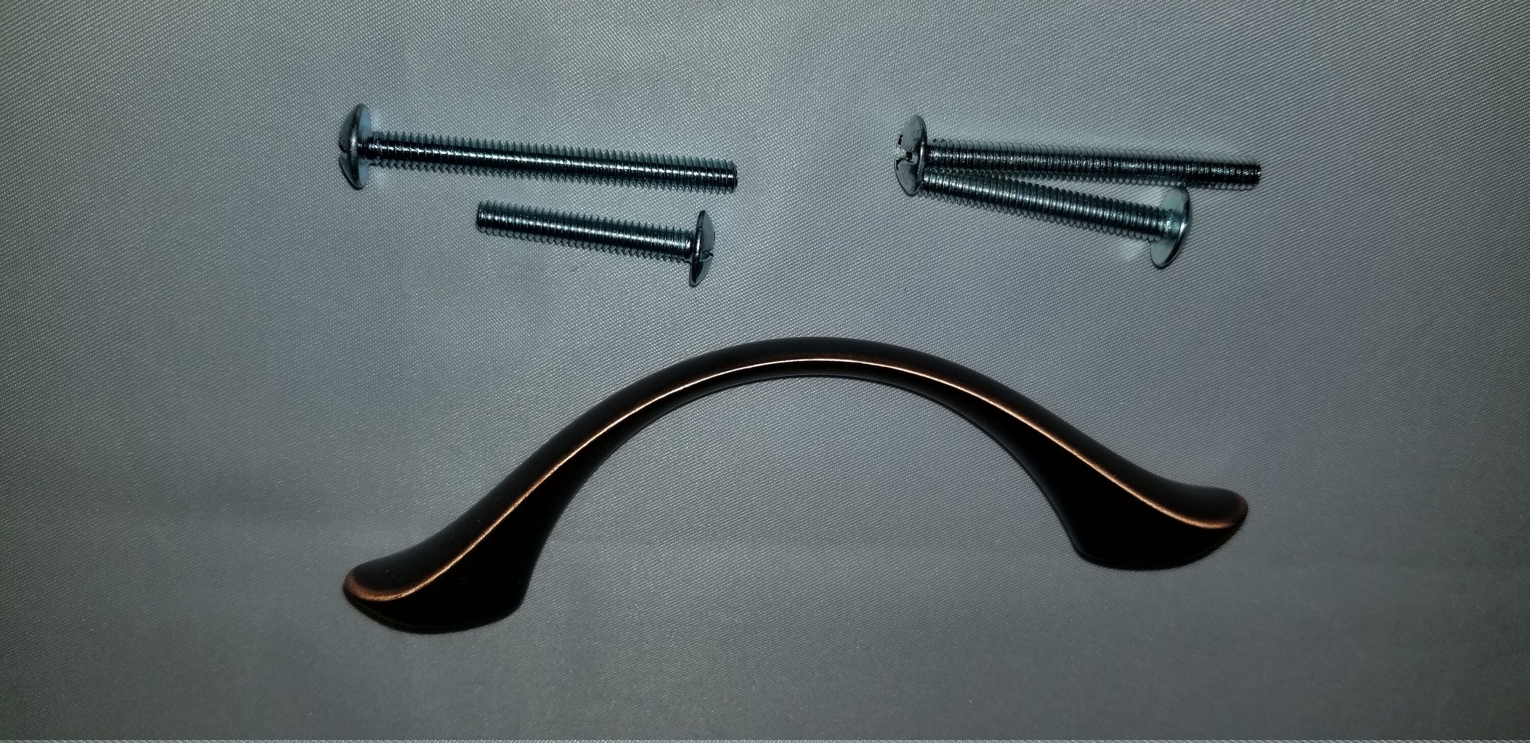 Decorative Handle, Metal, Bronze With Copper Highlights, Value Pack (5 ...