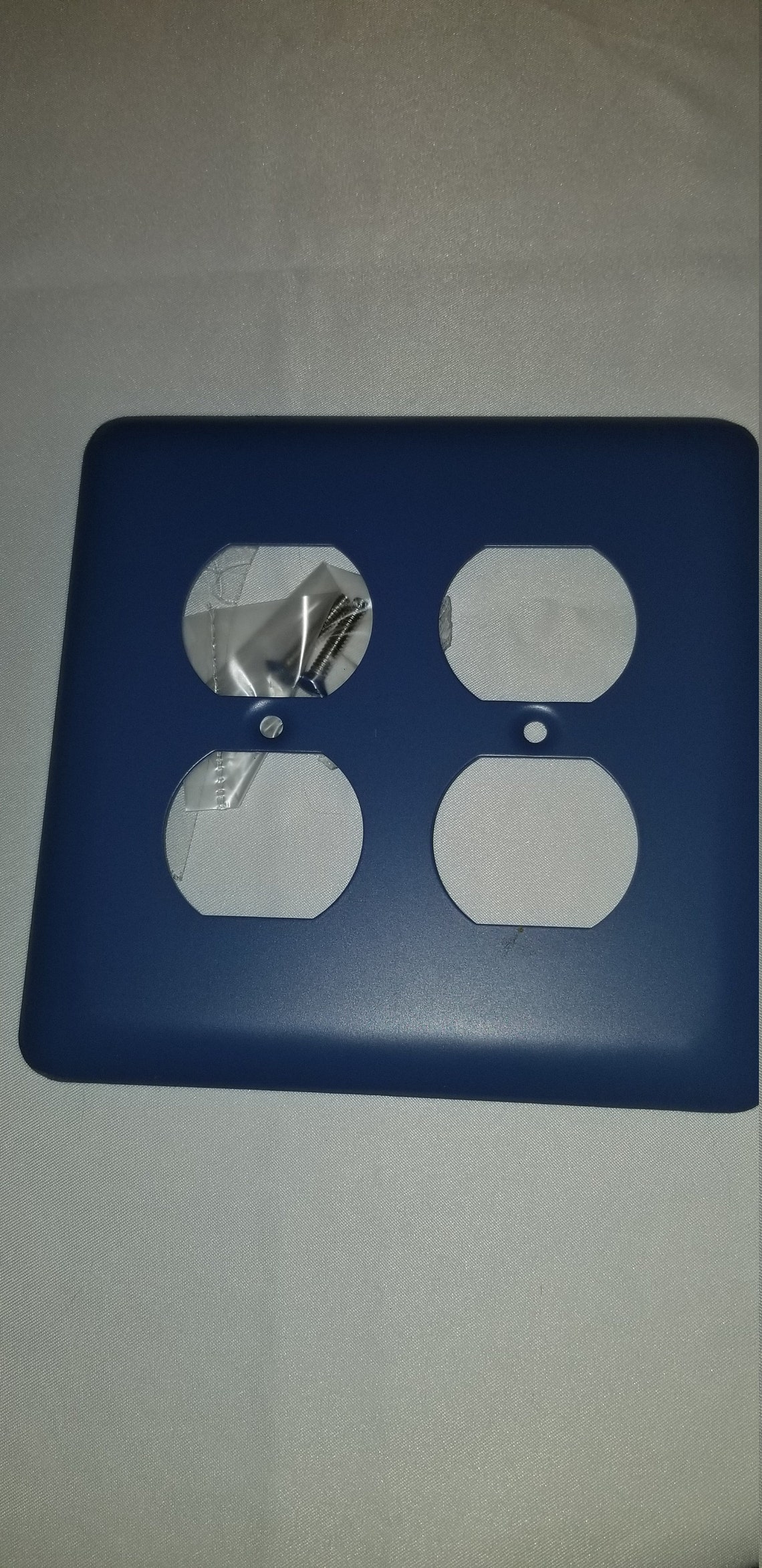 Metal Double Outlet Cover - Etsy