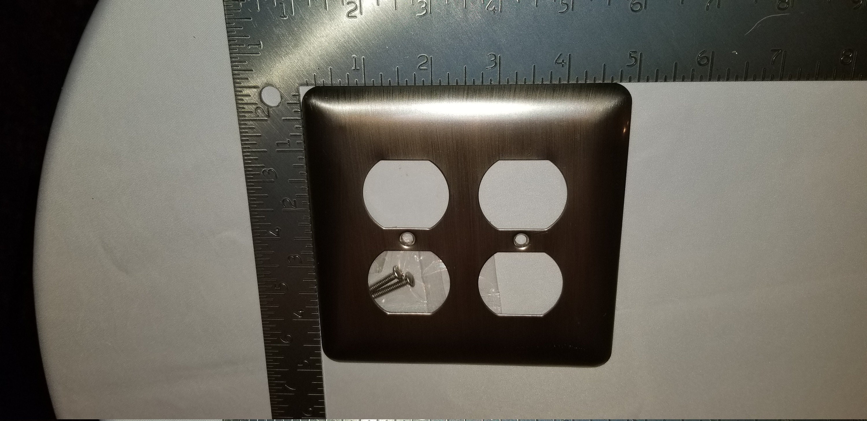 Metal Double Outlet Cover - Etsy