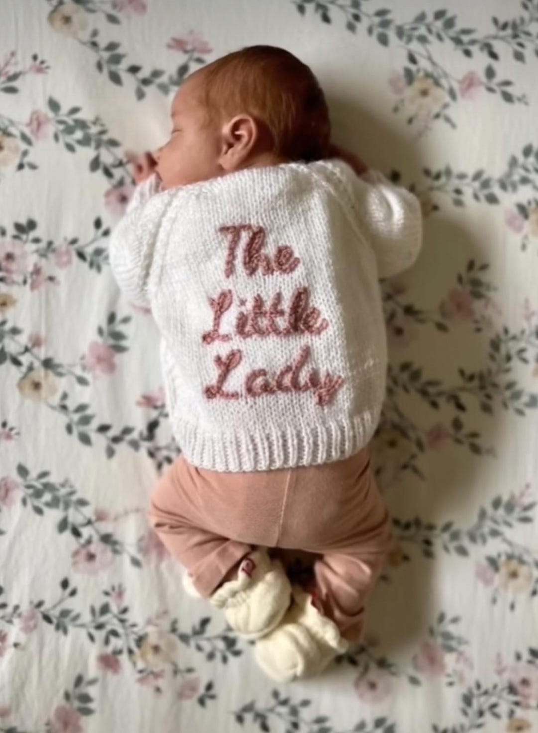 Additional Words/lines | Personalised Hand Knitted Baby Cardigans ...