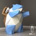 Paper Craft DIY Blastoise - Pokemon - Paper Model Art, Low Poly DIY ...