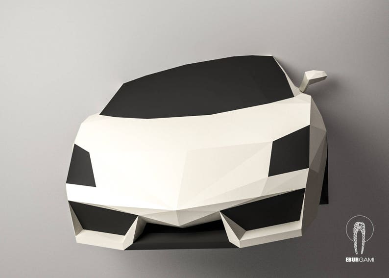 Car Papercraft, Lamborghini Gallardo 3D Papercraft, Build Your Own Low ...