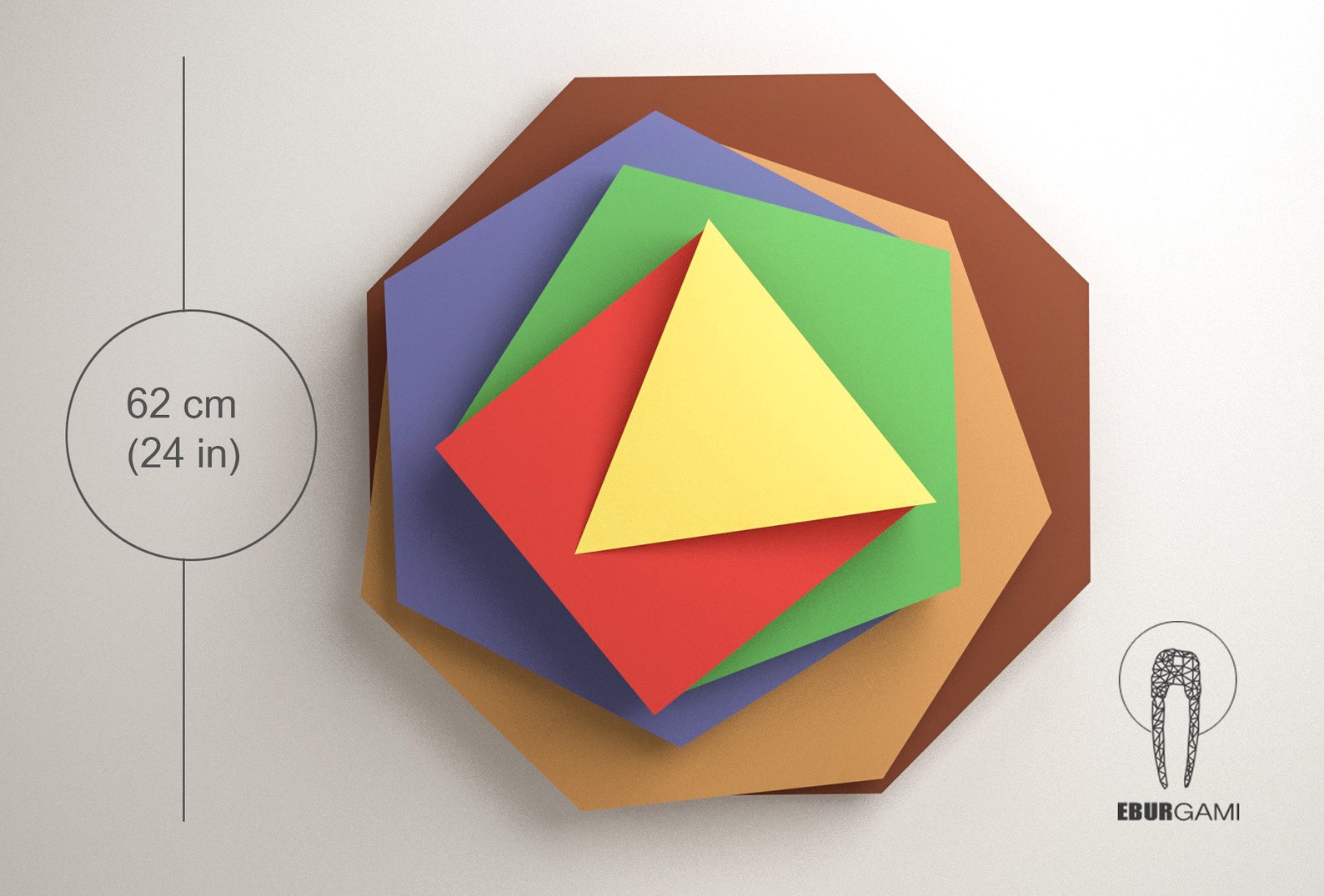 Papercraft Wall Art 3D Max Bill Print Max Bill Papercraft - Etsy