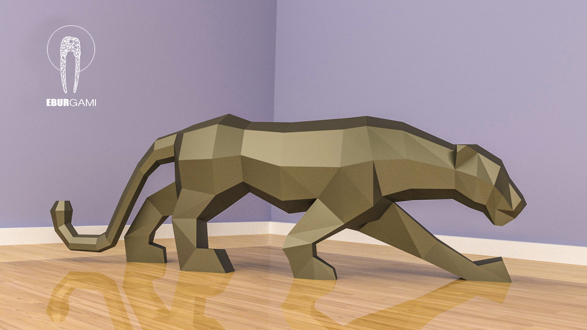 3D Panther Papercraft, XXL Papercraft Kopf, Vorlage, Papercraft Tiere ...
