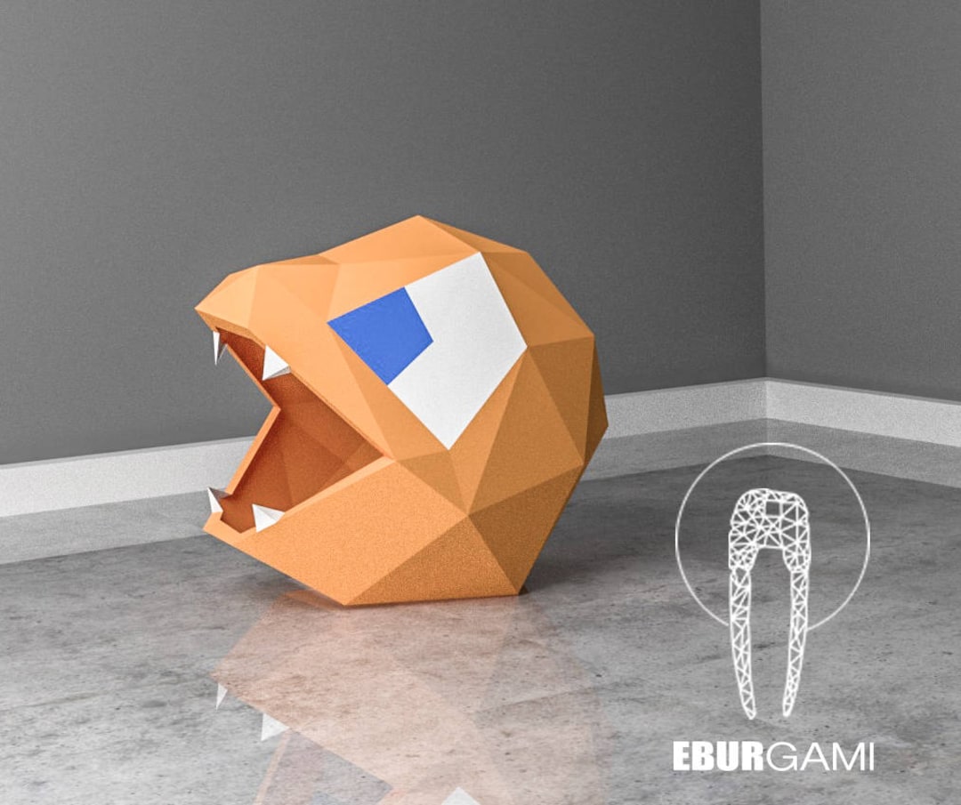 Charmander Mask | Papercraft Mask | Paper Pokemon | Pokemon Go | Paper ...