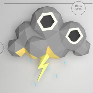 Cloud Storm Papercraft - Scenography - 3D Papercraft - Build Your Own ...