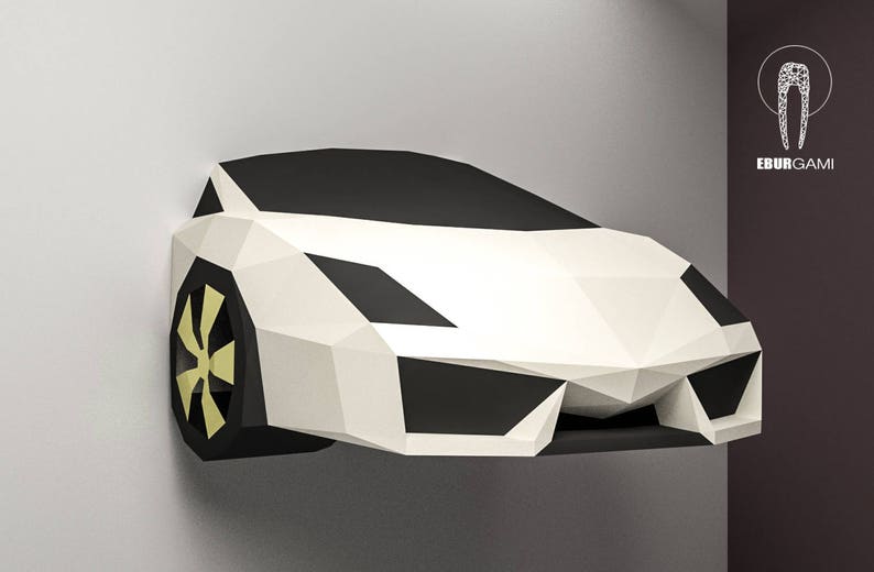 Car Papercraft, Lamborghini Gallardo 3D Papercraft, Build Your Own Low ...