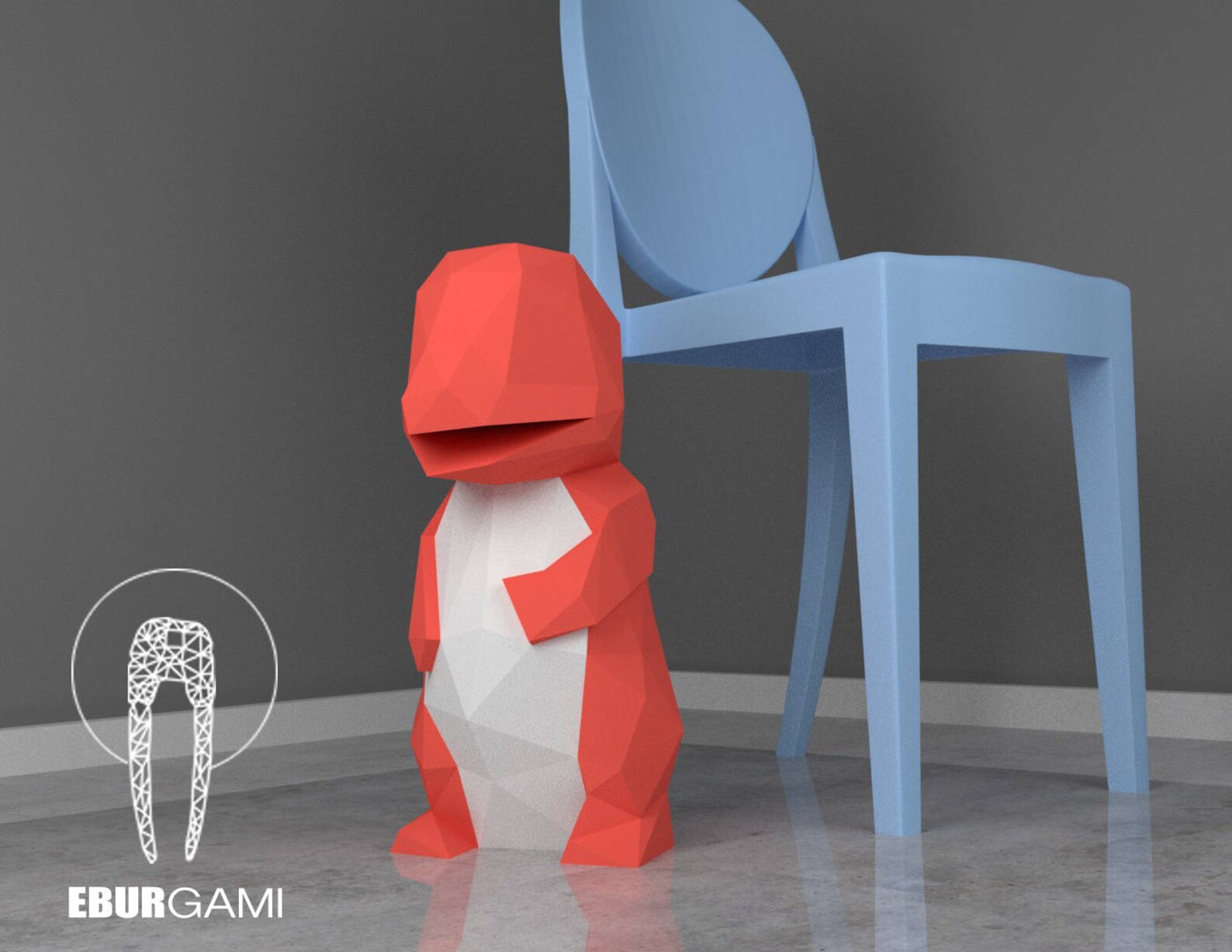 Papercraft Charmander Origami, Pokemon Papercraft, modèle en papier Art ...