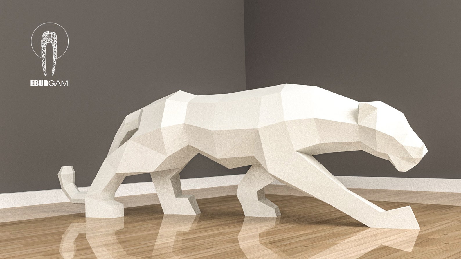 3D Panther Papercraft XXL Papercraft Head Template - Etsy Canada
