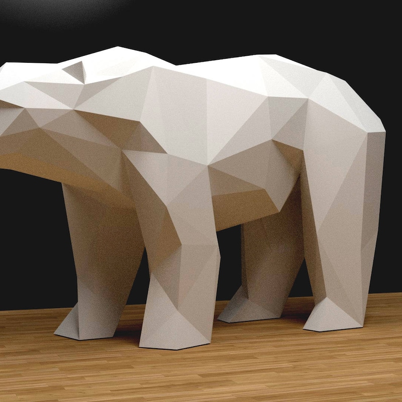 Bear Papercraft - Etsy