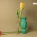 Papercraft Flower, 3D Tulip, Build Your Own, DIY Flower, Low Poly Paper ...