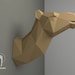 Camel Trophy Head, Camel Papercraft, Animal 3D Head, Instant Download ...