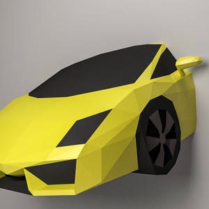 Car Papercraft, Lamborghini Gallardo 3D Papercraft, Build Your Own Low ...