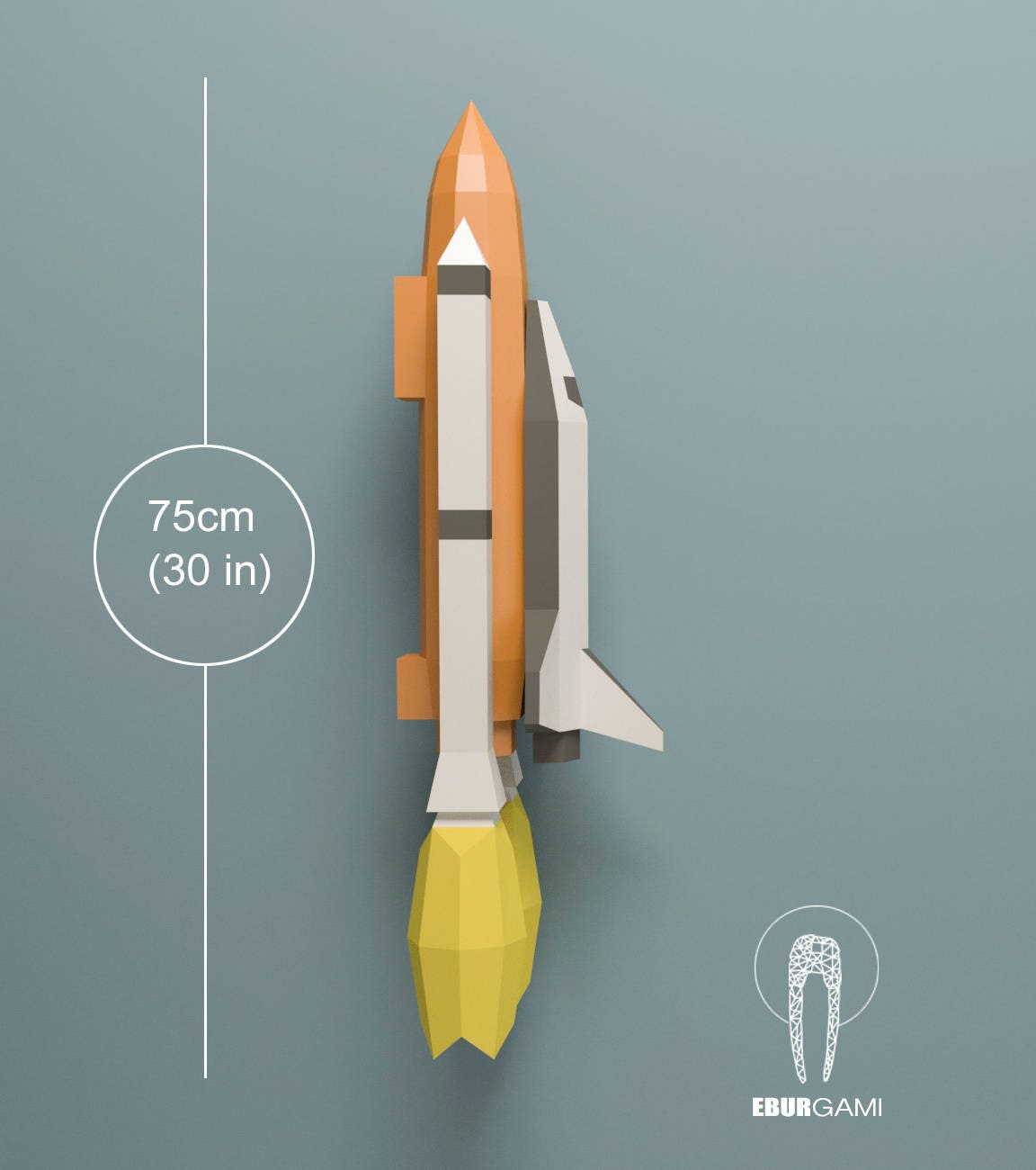 Space Shuttle Papercraft Nasa DIY 3D Space Ship Rocket Low - Etsy Nederland
