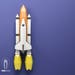 Space Shuttle, Papercraft Nasa DIY, 3D Space Ship, Rocket Low Poly 3D ...