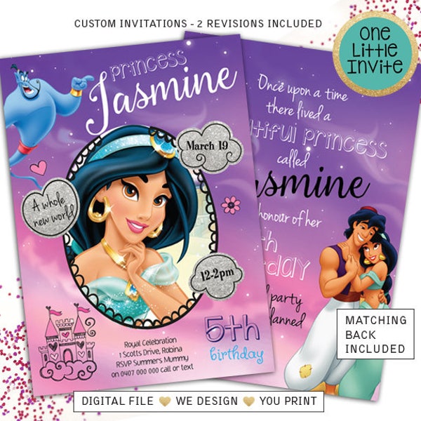 Princess Jasmine Party - Etsy