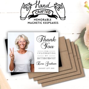 Retirement Thank You Photo Magnets – Add a Special Touch to Your ...