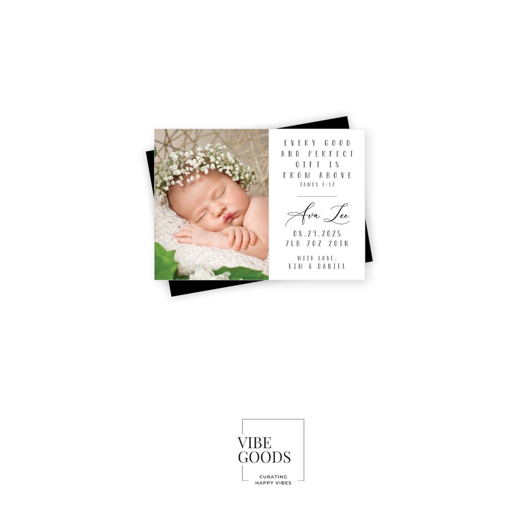 Highlight Baby’s Debut: Chic Newborn Photo Magnets & Keepsake Favors ...