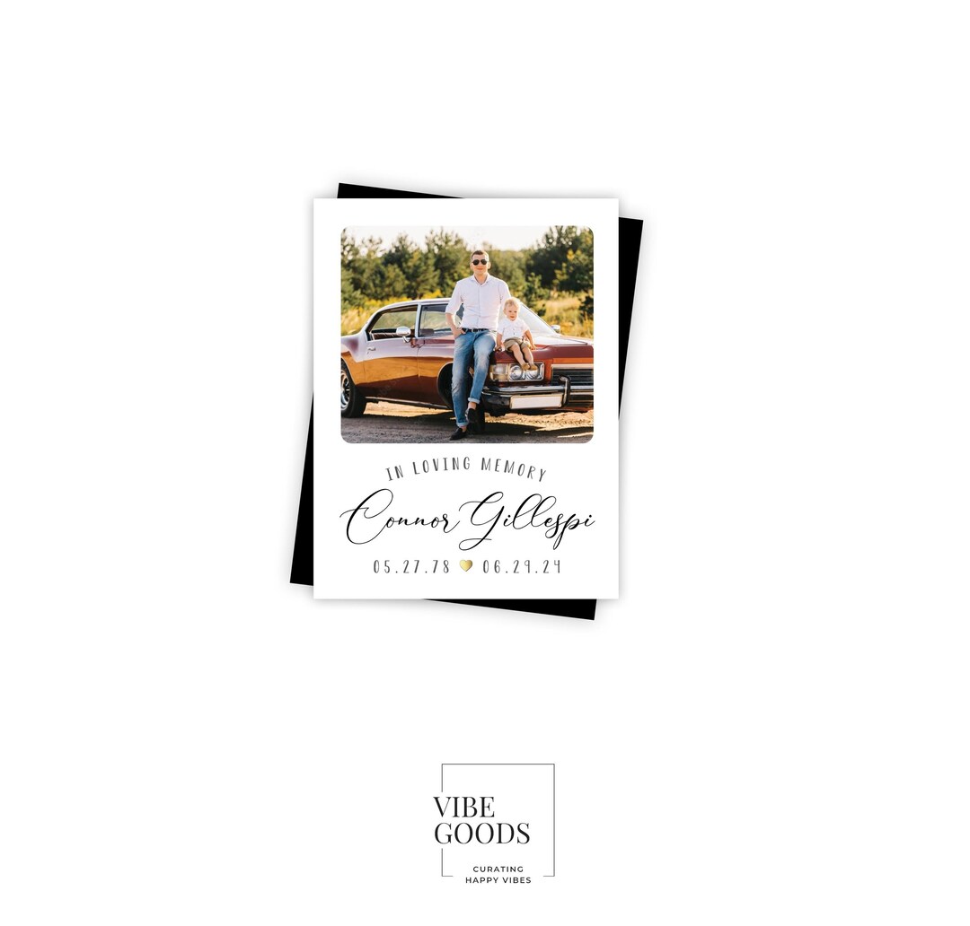 Lasting Tributes: Custom Memorial Photo Magnets & Keepsake Favors With ...
