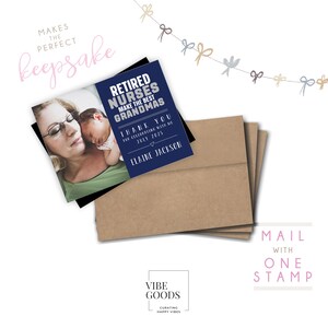 Retired and Radiant, 2024 Retirement Photo Magnets – Unique Favors to ...