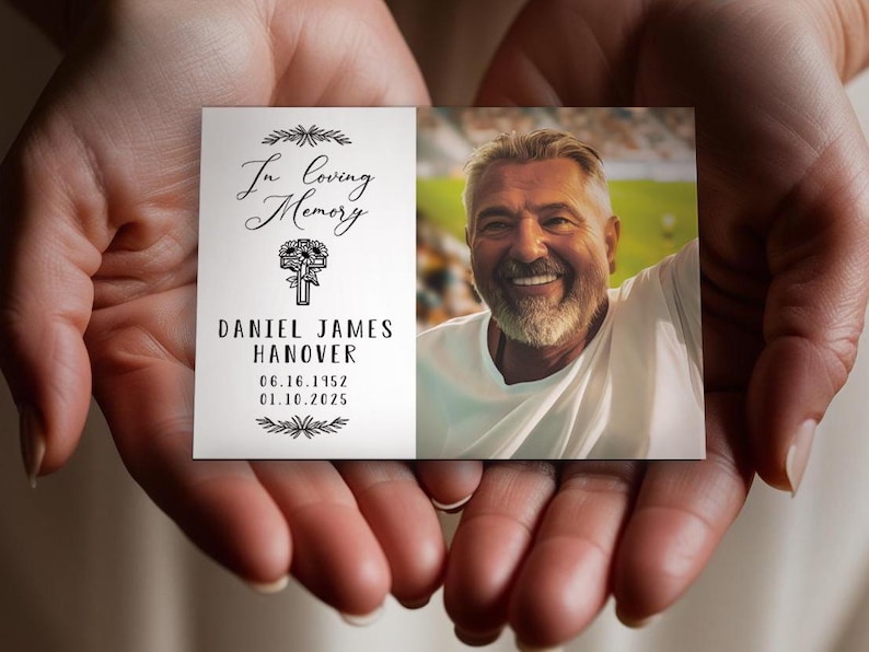 In Loving Memory Memorial Photo Magnets | Personalized Memorial Photo ...