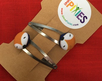 Fox Hair Clip - Etsy