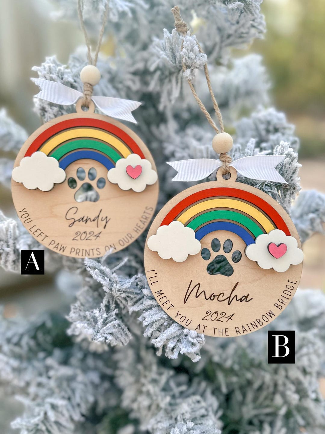 Rainbow Bridge Ornament - Etsy