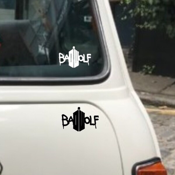 Bad Wolf Decal - Etsy