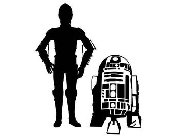 R2d2 C3po Silhouette