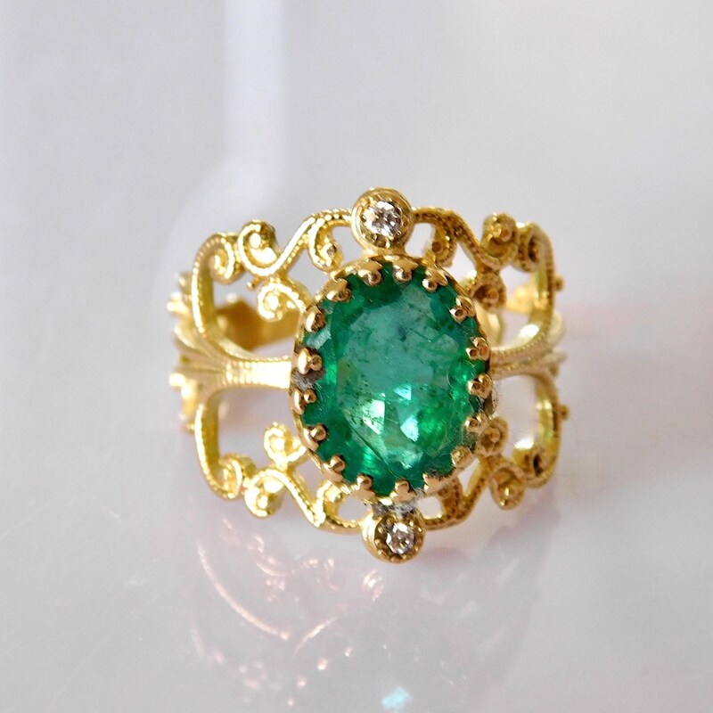 Victorian Ring - Etsy
