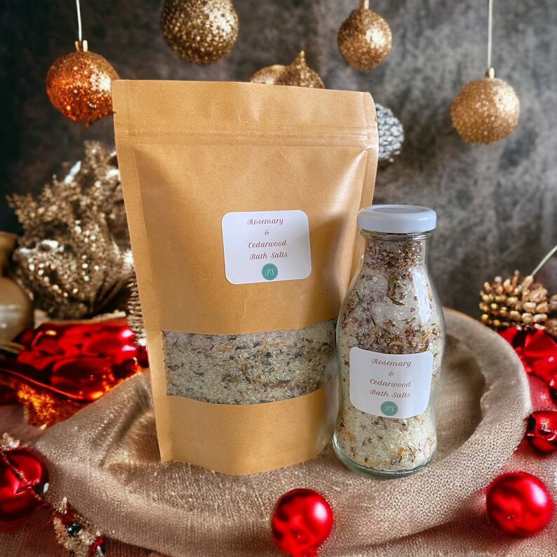 Vegan Plant Based Bath Salts Dead Sea Salt & Epsom Salts - Etsy