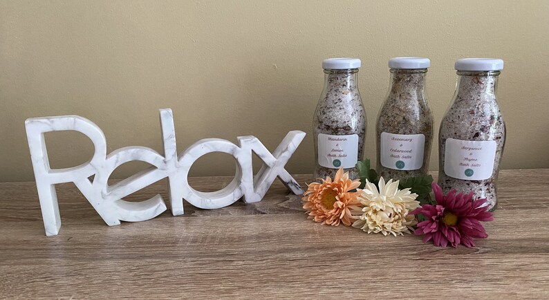 Vegan Plant Based Bath Salts Dead Sea Salt & Epsom Salts - Etsy