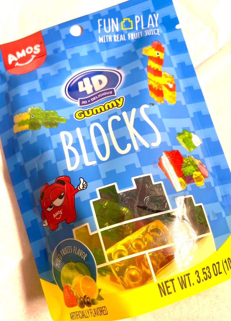 4D Block Gummies-china - Etsy