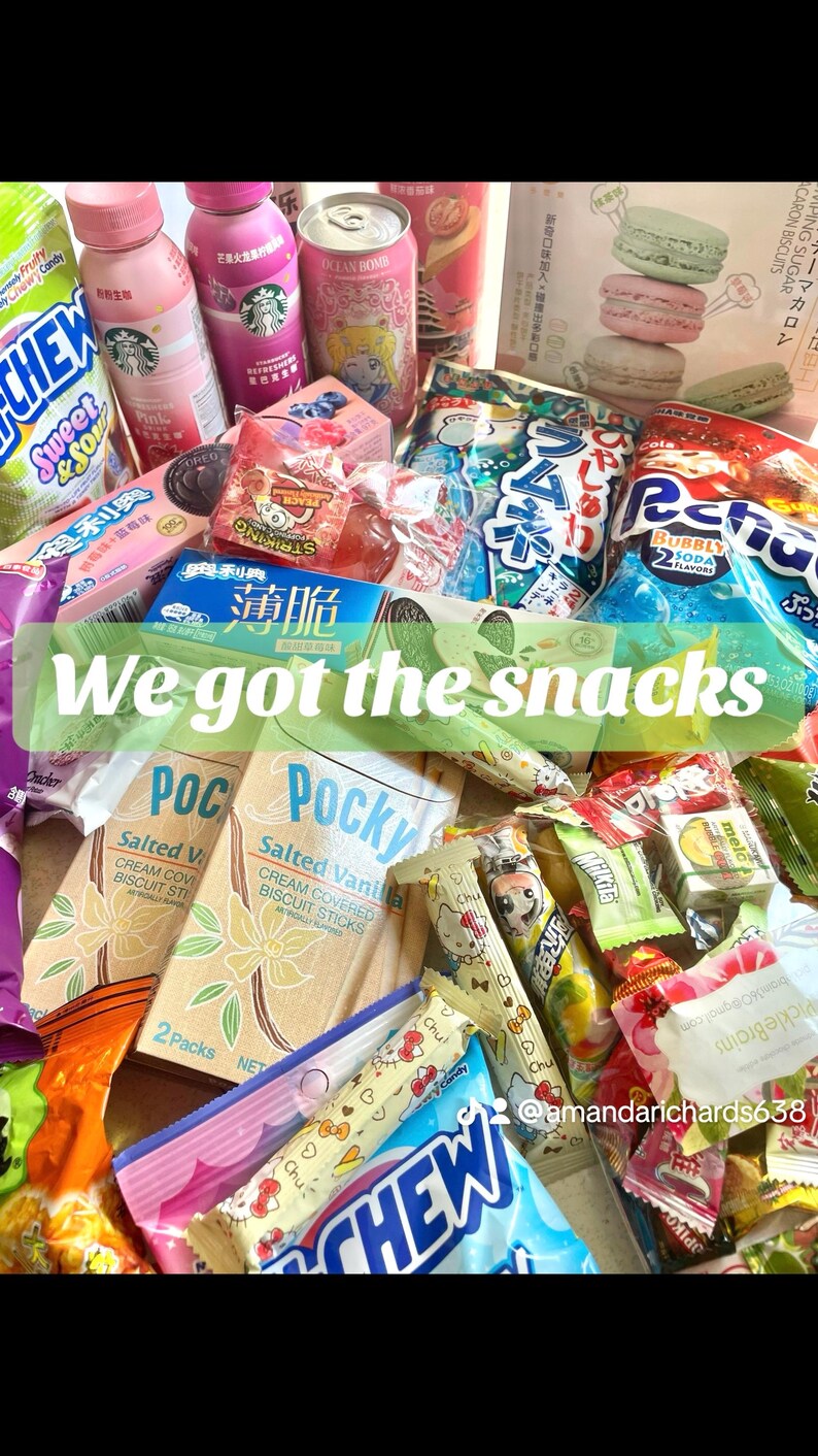 Asian Snack Box Sweet Treat Box - Etsy