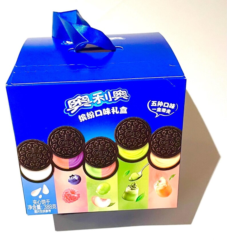 Oreo Cookies Asian Import Rare Gift Box Multi Pack Raspberryand ...