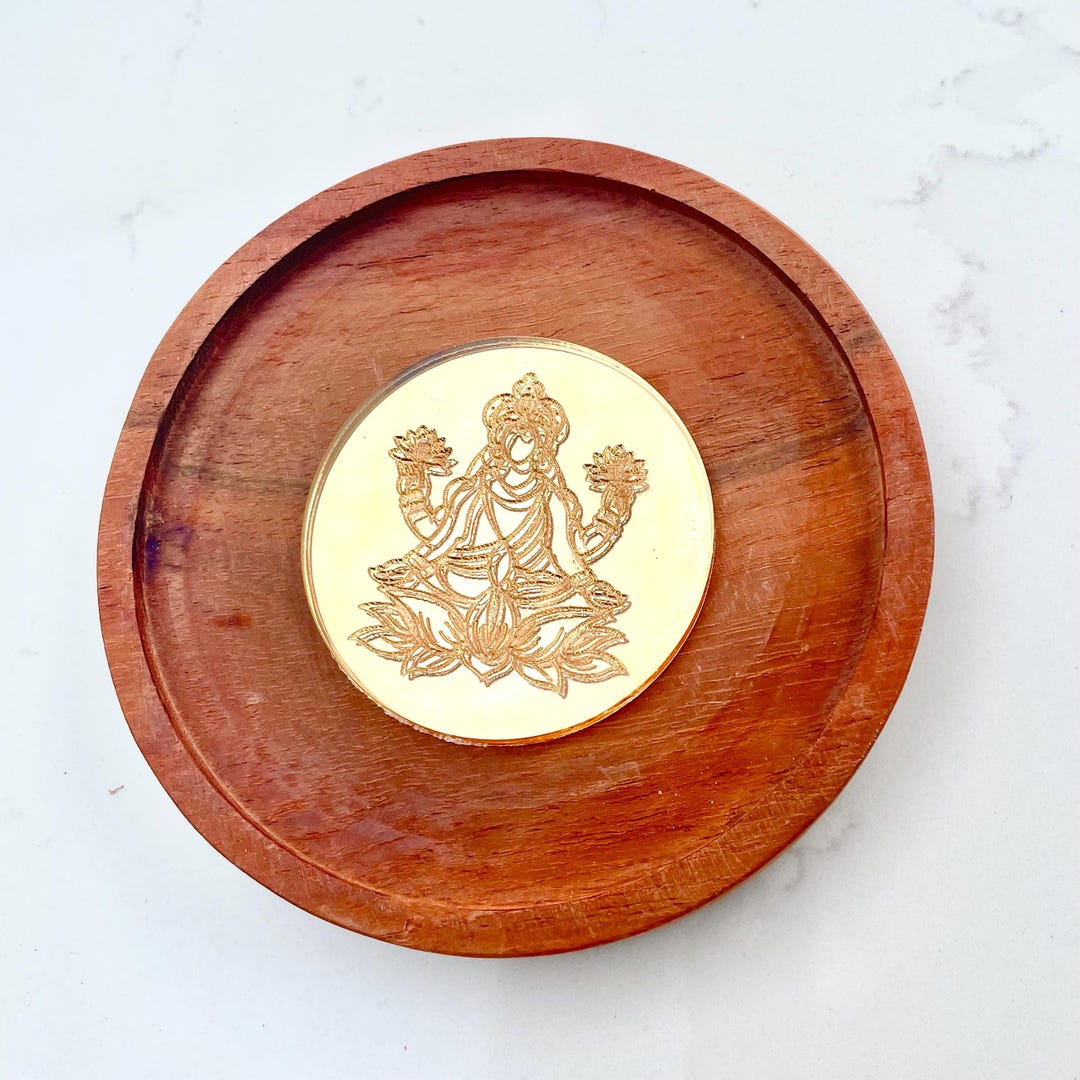 Mirrored Lakshmi Magnets, Lakshmi Diwali Gift, Indian Wedding Favour ...