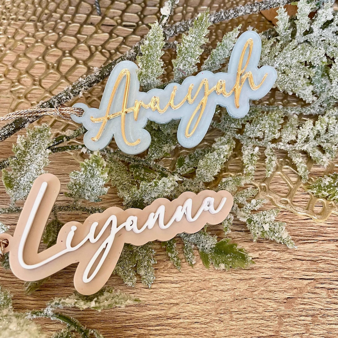 Personalised Name Tags Key Chain Personalised Keyring - Etsy