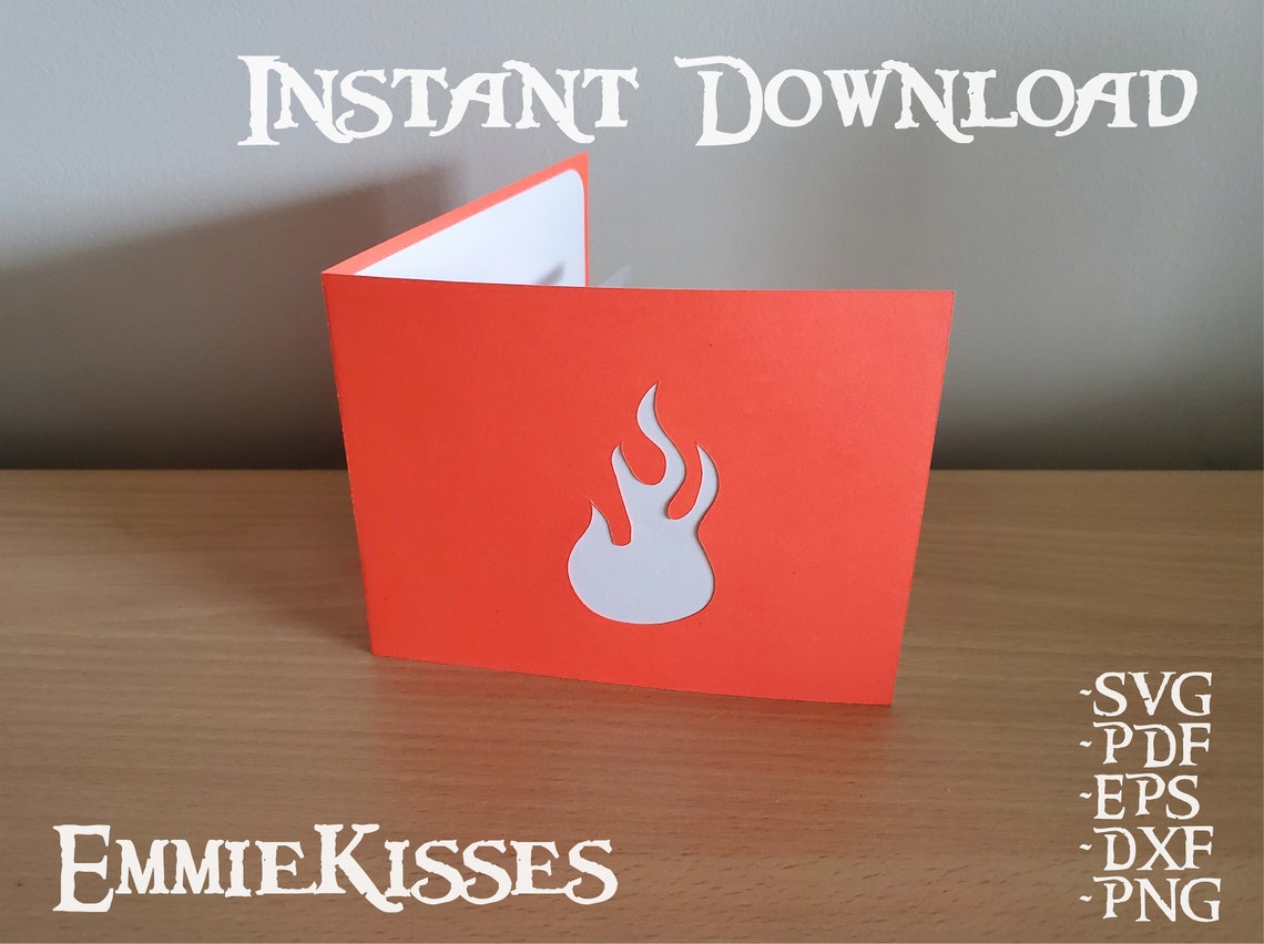 3D Pop-up Fire Truck Card SVG Cutting File - Instant Download - Etsy