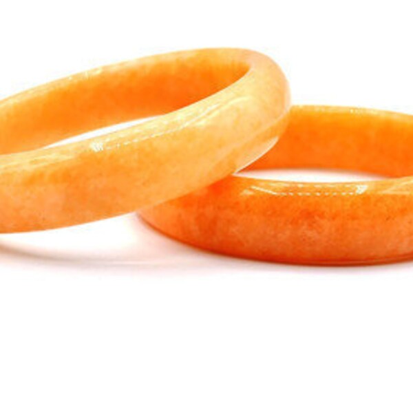Orange Bangle Bracelet - Etsy