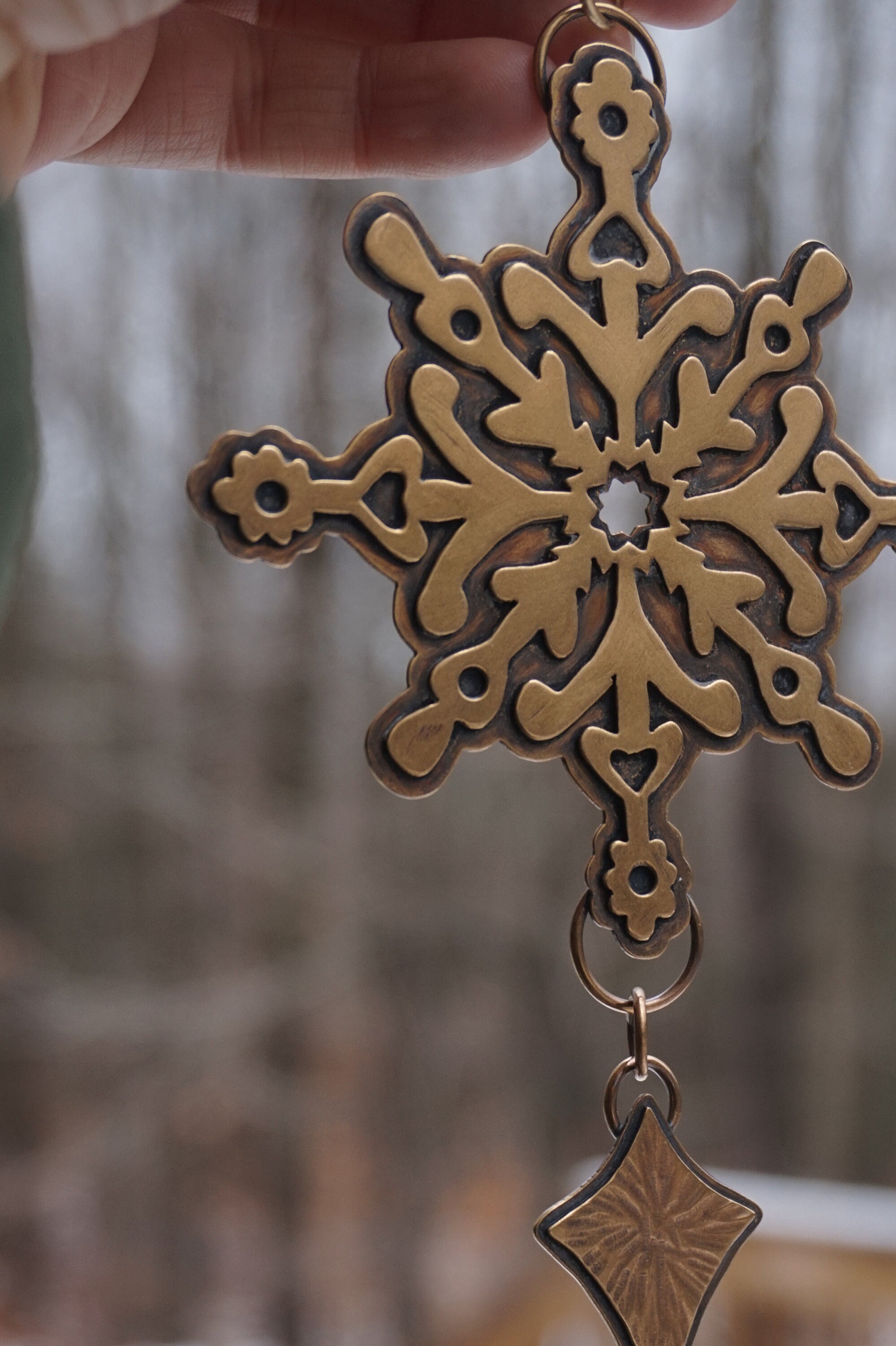 Snowflake Sun Catcher 2 - Etsy