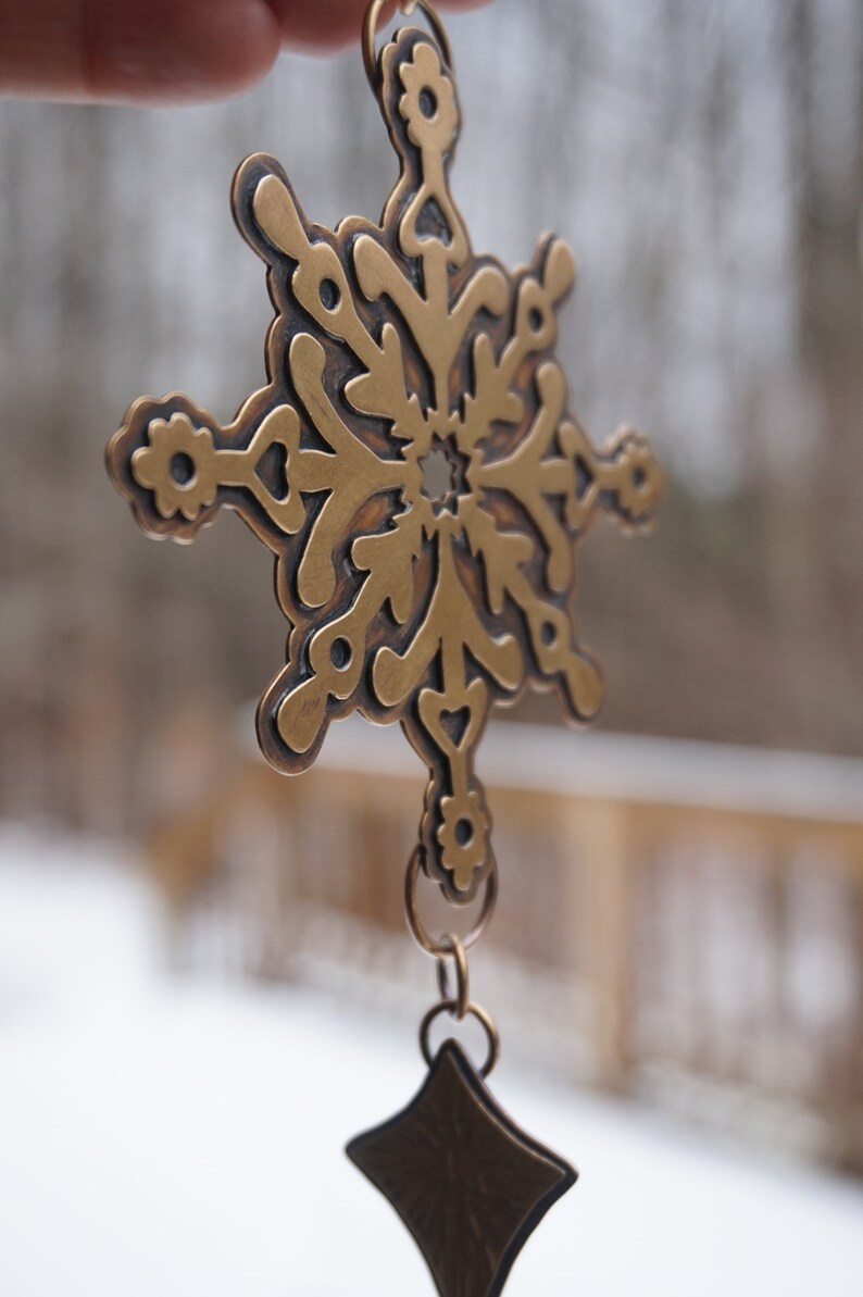 Snowflake Sun Catcher 2 - Etsy